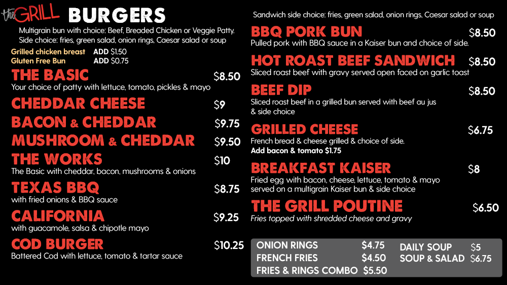 The Grill | UVSS - University of Victoria Students' Society